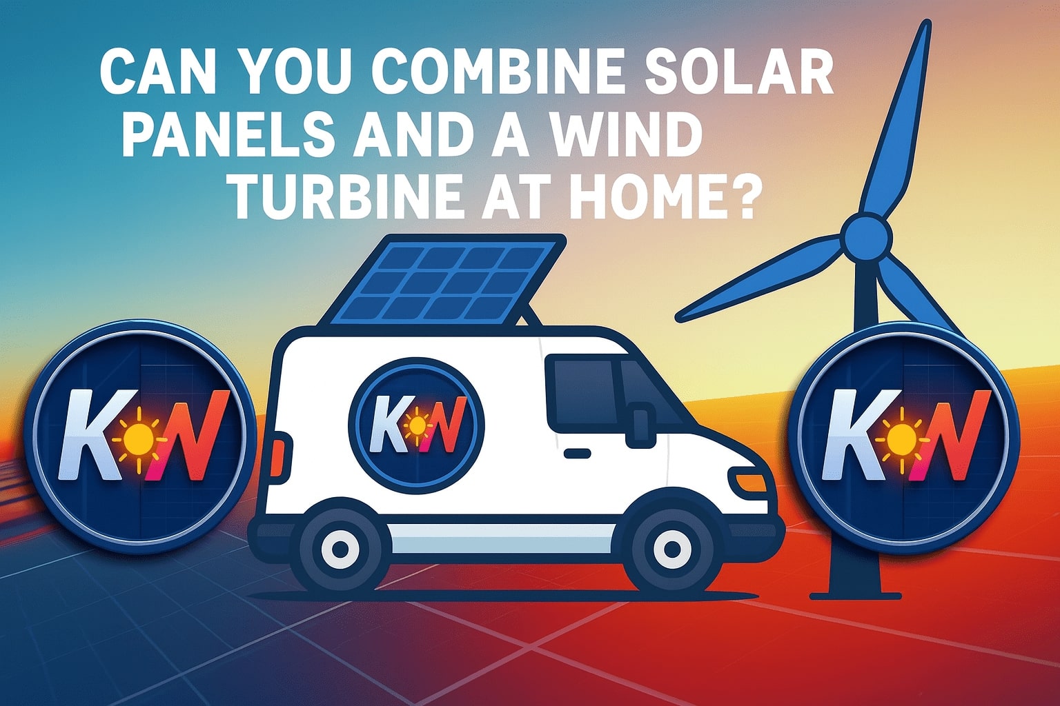 Can You Combine Solar Panels and a Wind Turbine at Home? | kilowatts.uk